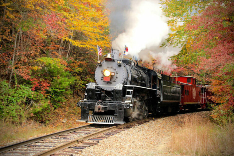 Take These 2 Train Rides Through A Kaleidoscope Of Fall Colors ...
